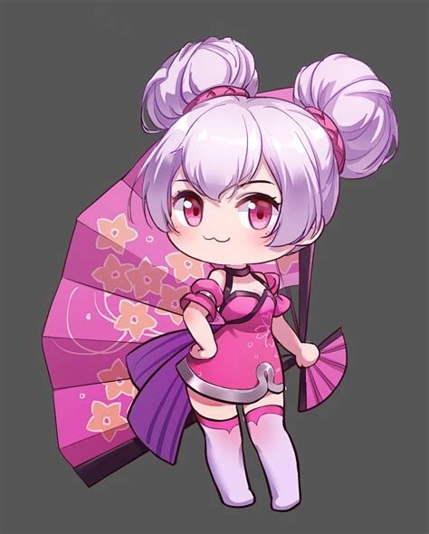 20220630小乔1 王者荣耀q版 来自音音 花瓣网