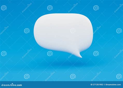 Floating Chat Symbol For Smartphone Application On Orange Background Icon Sign Or Symbol 3d