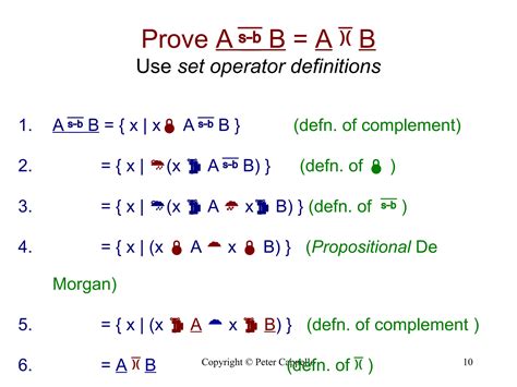 Setspptx Set Operations Set Notation Of Sets Ppt