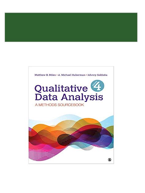 Ebook Pdf Qualitative Data Analysis A Methods Sourcebook 4th Edition