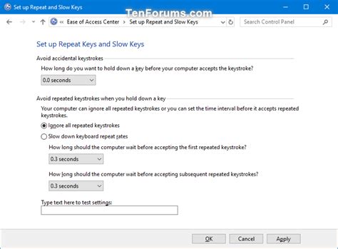 Backup And Restore Filter Keys Settings In Windows Tutorials