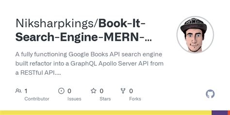 Github Niksharpkings Book It Search Engine Mern Api A Fully