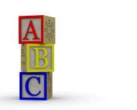 Abc Blocks Stacked Stock Photos Images Pictures Images