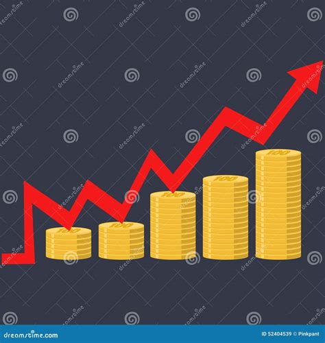 Curve Graph Wave Chart Statistic Diagrams With Particles On Black Background Royalty Free Stock