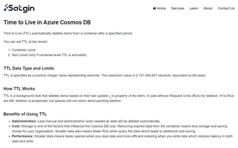 sirous yari on linkedin time to live ttl in azure cosmos db read here ewbtnvec