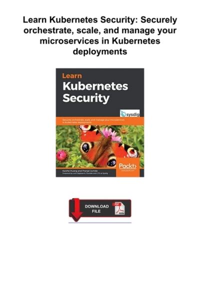 Pdfbook Learn Kubernetes Security Securely Orchestrate Scale And