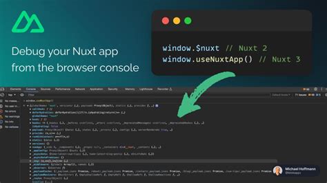 Michael Hoffmann On Linkedin 💡 Nuxt Quick Tip Debug Your Nuxt App From The Browser Console