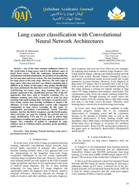 Pdf Lung Cancer Classification With Convolutional Neural Network Architectures