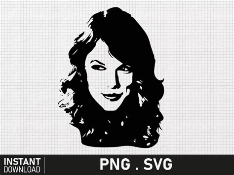 Taylor Swift Svg Taylor Swift Png Pop Artist Vector Cut Etsy