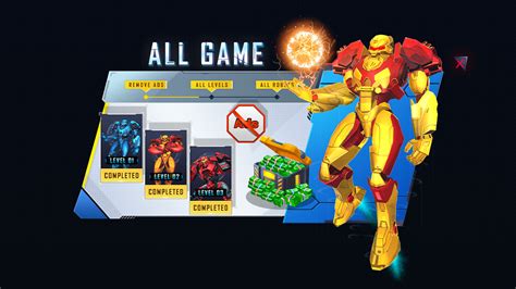 Robot Game Ui Design On Behance