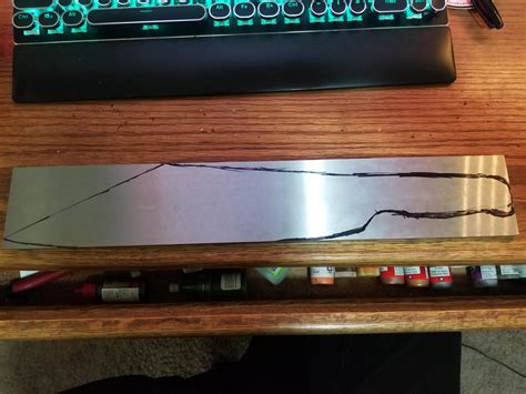 First REAL Knife Project Does This Look Like A Seax R Knifemaking