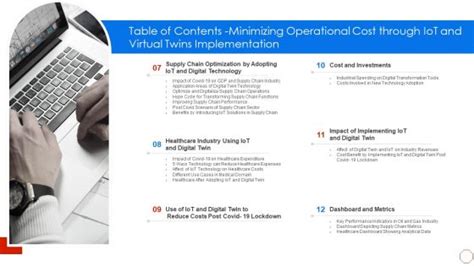 minimizing operational cost through iot and virtual twins