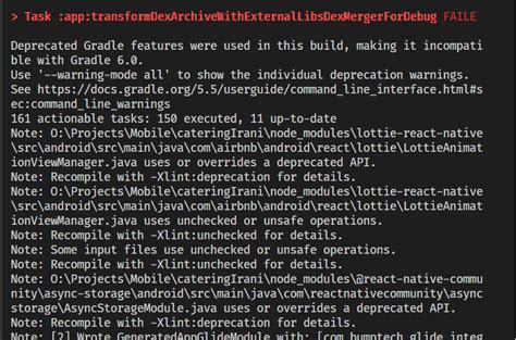 Deprecated Gradle Features Were Used In This Build Making It