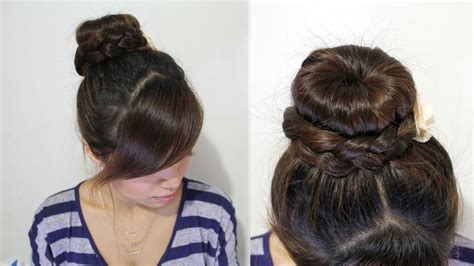 Pictures Of Donut Bun Hairstyles Hairstyle Guides