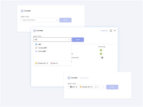 Filter Designs Created By Ui Desgn Daily