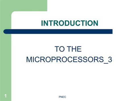 introduction to microprocessors 3 1 pptx