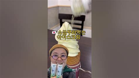 일본 여행 아이스크림에 와사비 소금 뿌려먹어봤어요 일본여행 아이스크림 내돈내산 Youtube