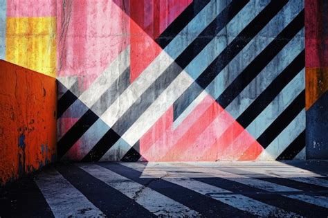 Premium Ai Image Urban Abstraction