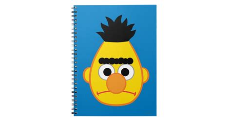 Bert Angry Face Notebook Zazzle