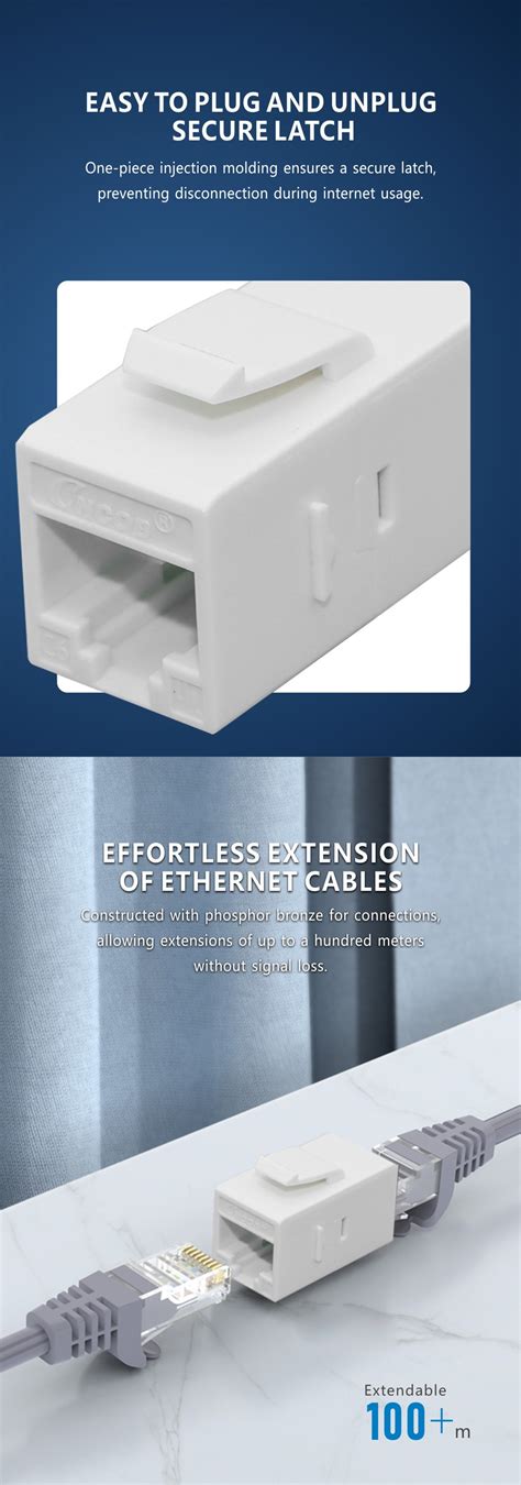 Cat6 Inline Coupler Ethernet Cable Extender Suppliers Manufacturers Factory Wholesale Price