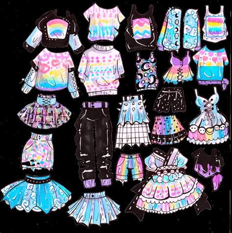 Mix And Match Outfit Set Closed By Guppie Vibes On Deviantart Diseño