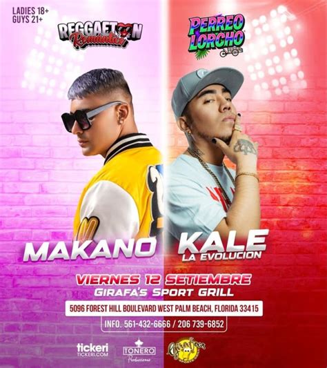 Makano Y Kale En West Palm Beach In West Palm Beach Tickets 2025 09