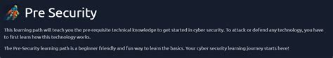 Tryhackme একেবারে নতুনদের জন্য Presecurity