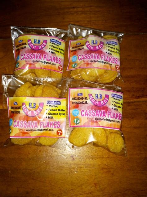 Cassava Flakes As Cereal Agriculture Nigeria