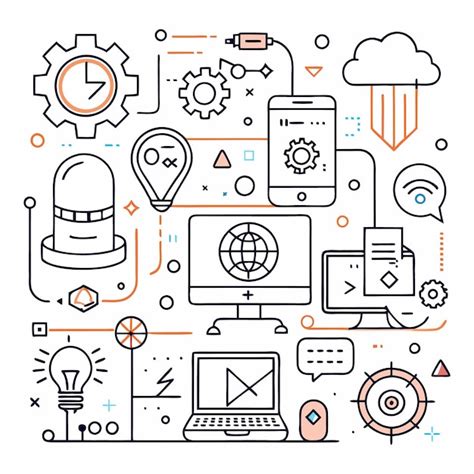 Connecting Ideas Innovation Technology And Global Collaboration Premium Ai Generated Vector