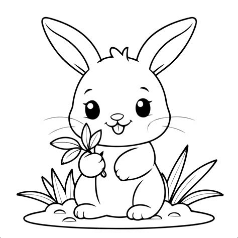 귀여운 물고기 색칠 페이지의 ⁇ 터 일러스트레이션 프리미엄 벡터