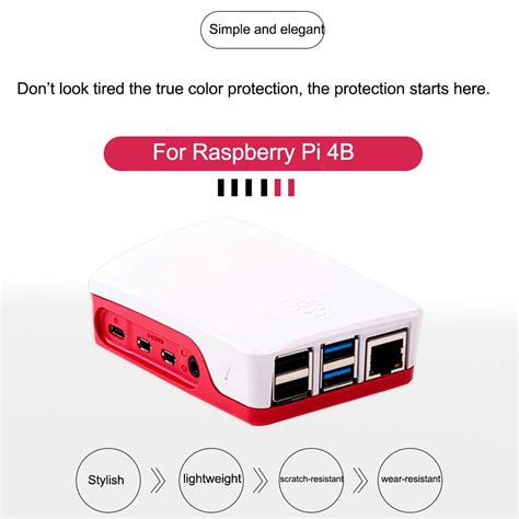 Environment Friendly Abs Shell Red And White Enclo Grandado