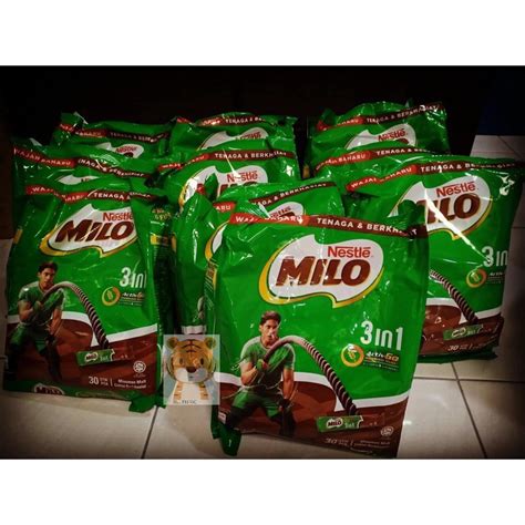 Nestlé Milo 3 In 1 26 Sticks Per Pack 「 New Packing 」 Shopee