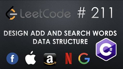 Leetcode 211 Design Add And Search Words Data Structure Medium C