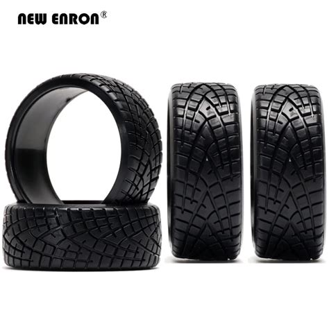 4pc 하드 패턴 플라스틱 Rc 드리프트 타이어 휠 Rc 타이어 110 Rc 드리프트 카 레이싱 Hsp Hpi Redcat