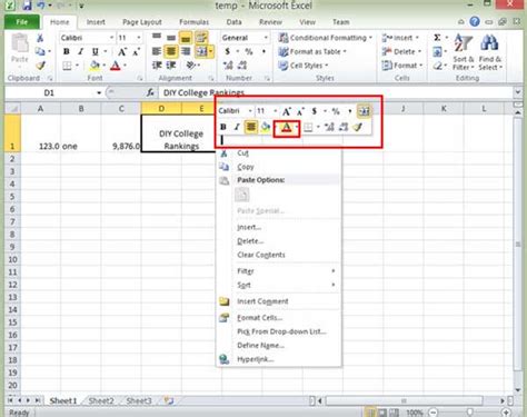 Creating College Lists 101 Introduction To Formatting Data In Excel