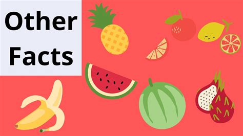 Did You Know Fruits Facts 1 Other Facts Youtube