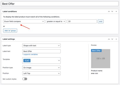 How To Create Custom Display Rules For Labels