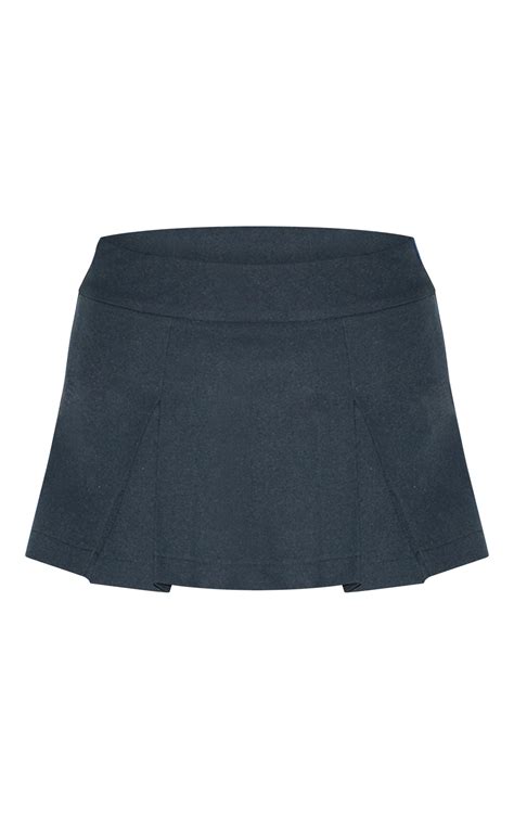 Navy Woven Mini Skort Co Ords Plt