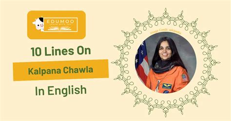 10 Lines On Kalpana Chawla In English