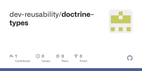 Github Dev Reusabilitydoctrine Types