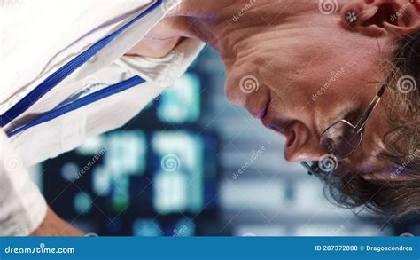 Vertical Data Center With Ai Server Racks Stock Footage Video Of