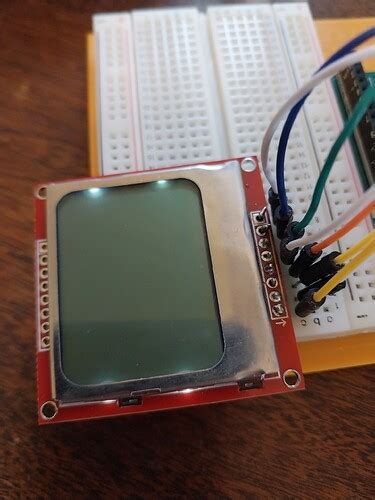 Nokia 5110 LCD Display Not Displaying Anything Displays Arduino Forum