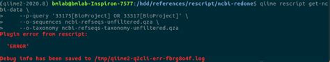rescript get ncbi data ‘dict object has no attribute ‘add library plugin support qiime 2 forum