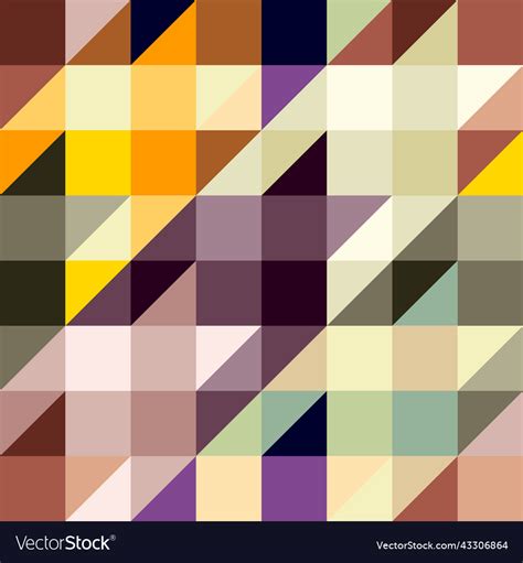 Geometric Abstract Pattern Intersection Style Vector Image