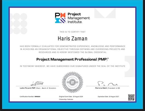 Syed Azhar Hussain On Linkedin Pmp Projectmanagement Success