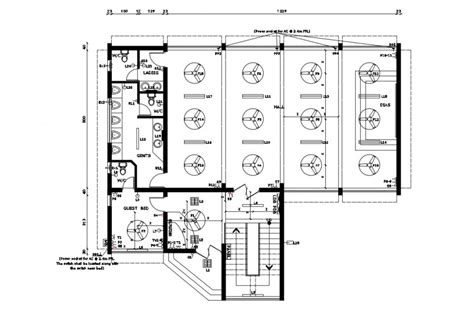 Cad Drawing Details Of Ceiling Layout Pan Of Building Dwg File