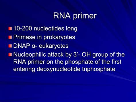 Replication Of Dna Pptx
