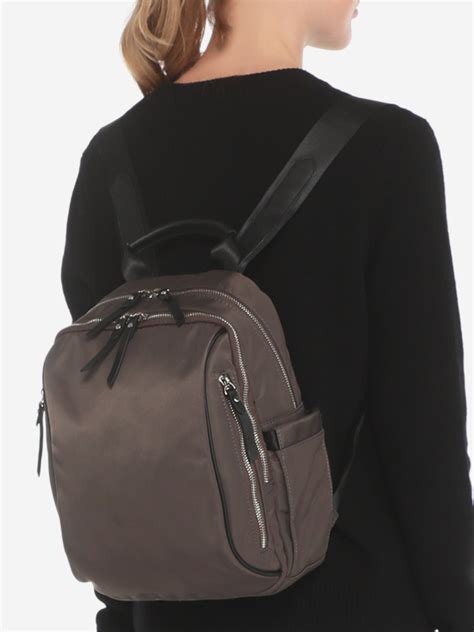 Женский рюкзак Tendance текстиль натуральная кожа зеленый цвет