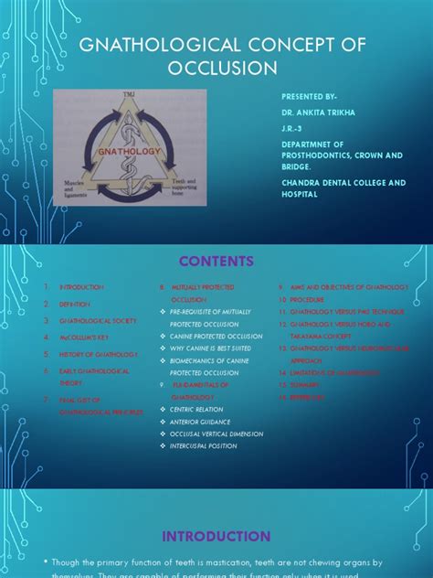 Gnathological Concept Of Occlusion Pdf Human Head And Neck Human