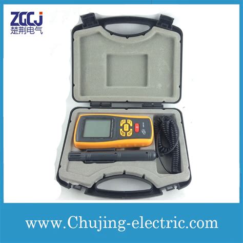 Handheld Temperature And Humidity Meter 4 1 5v Batteries Power Lcd Digital Humidity
